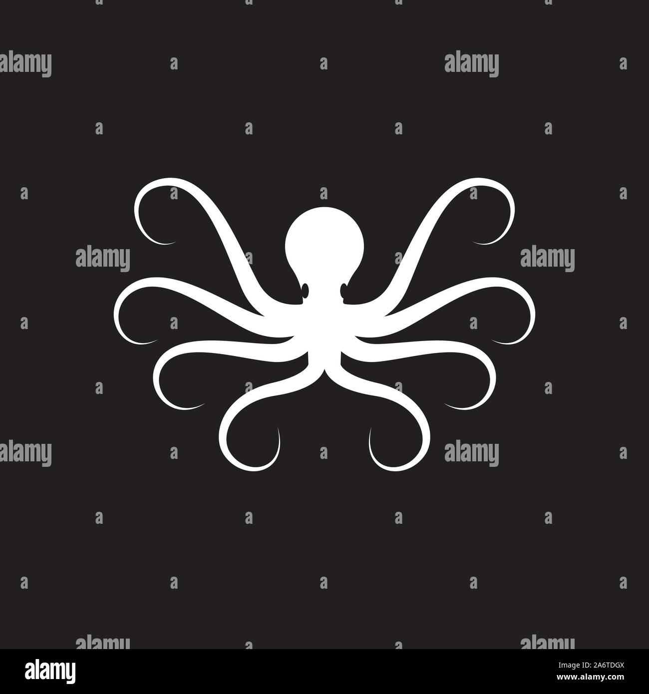 octopus vector icon illustration design template Stock Vector Image ...