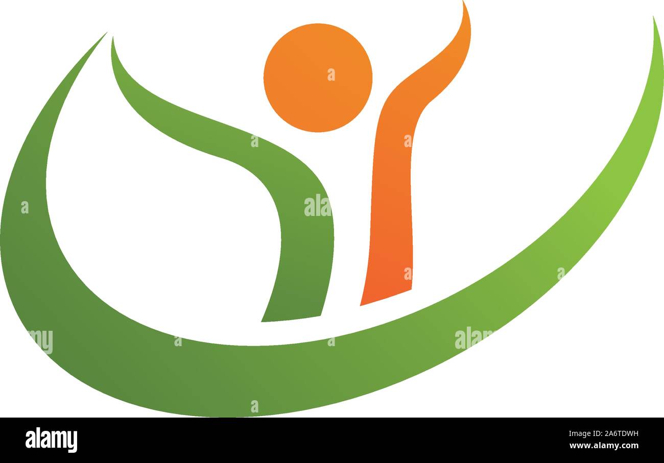 Human character logo sign illustration vector design Stock Vector Image ...