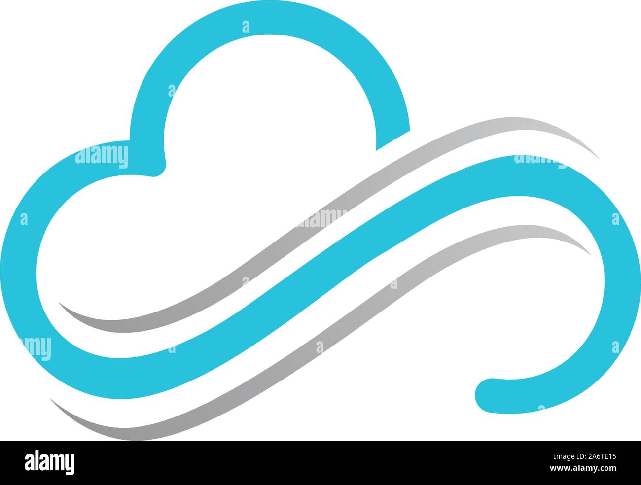 Cloud logo vector icon illustration design Stock Vector Image & Art - Alamy