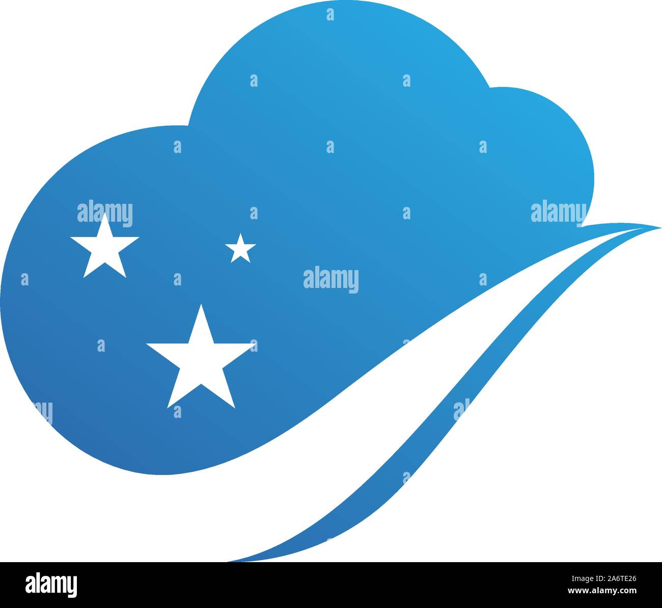 Cloud logo vector icon illustration design Stock Vector Image & Art - Alamy