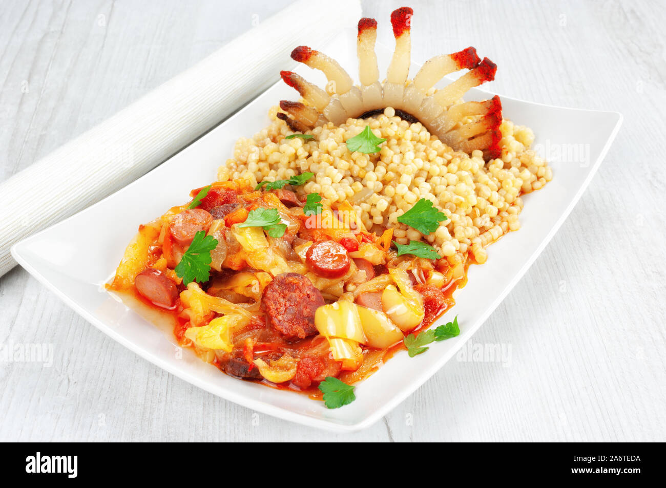 Lecso - Hungarian stew with pepper and tomato Stock Photo - Alamy