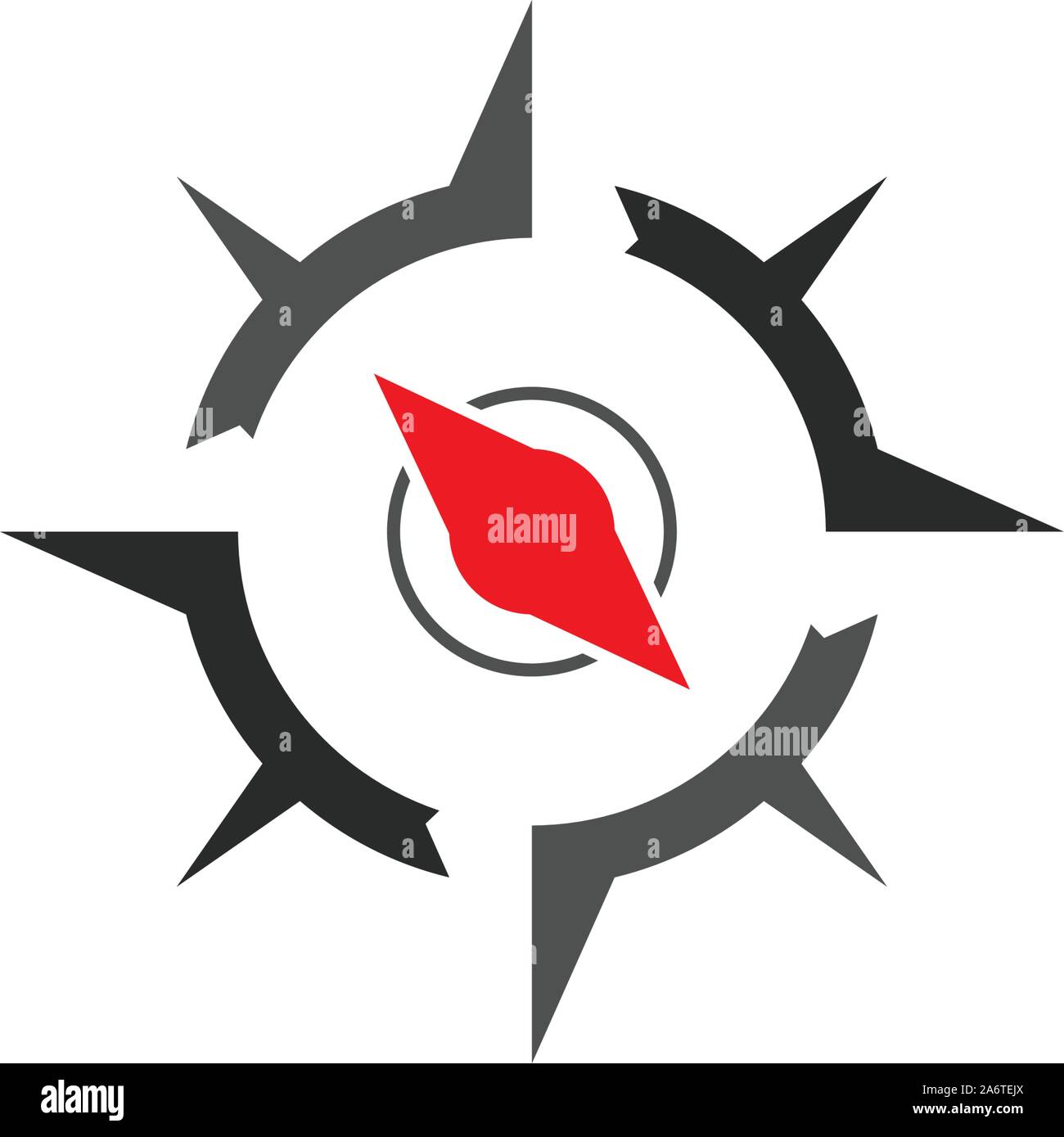 Compass logo and icon symbol vector Stock Vector Image & Art - Alamy