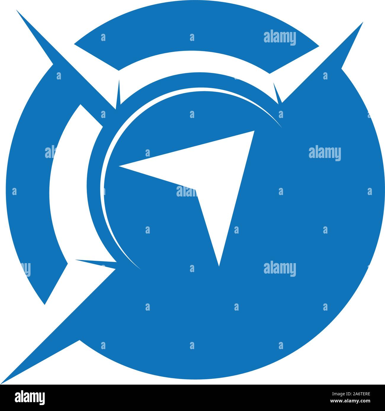 Compass logo and icon symbol vector Stock Vector Image & Art - Alamy