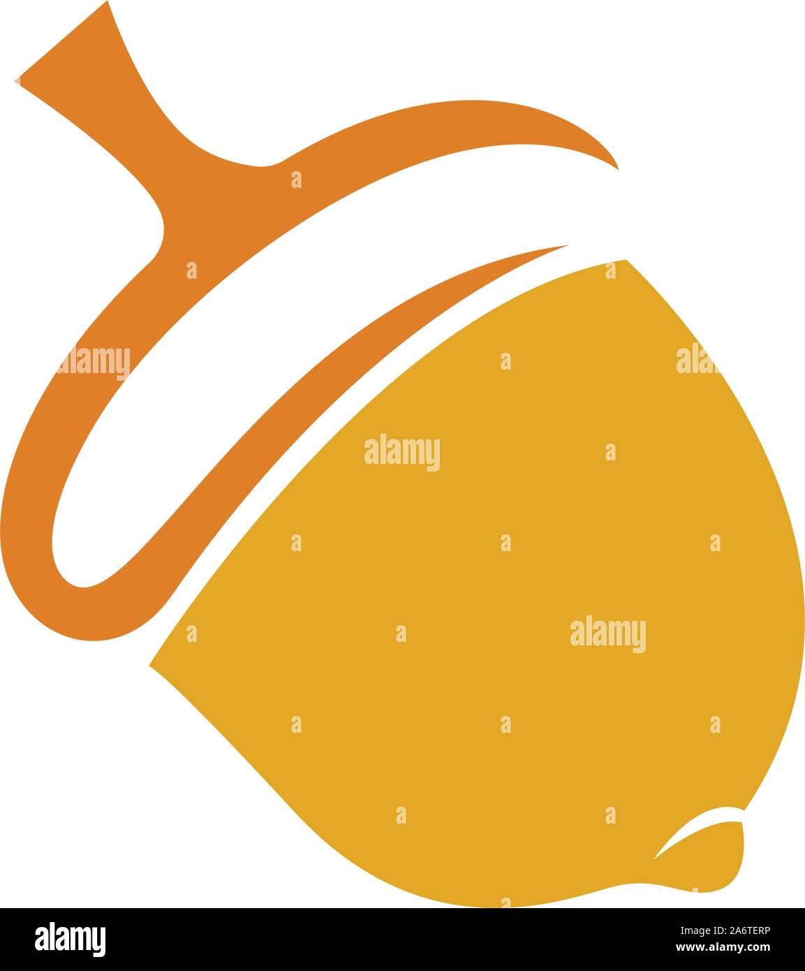 Acorn oak logo ilustration vector Stock Vector Image & Art - Alamy