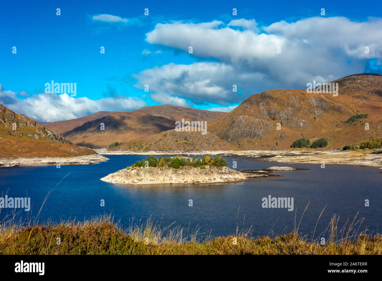 Loch Monar is a freshwater loch and is situated in a remote part of the ...
