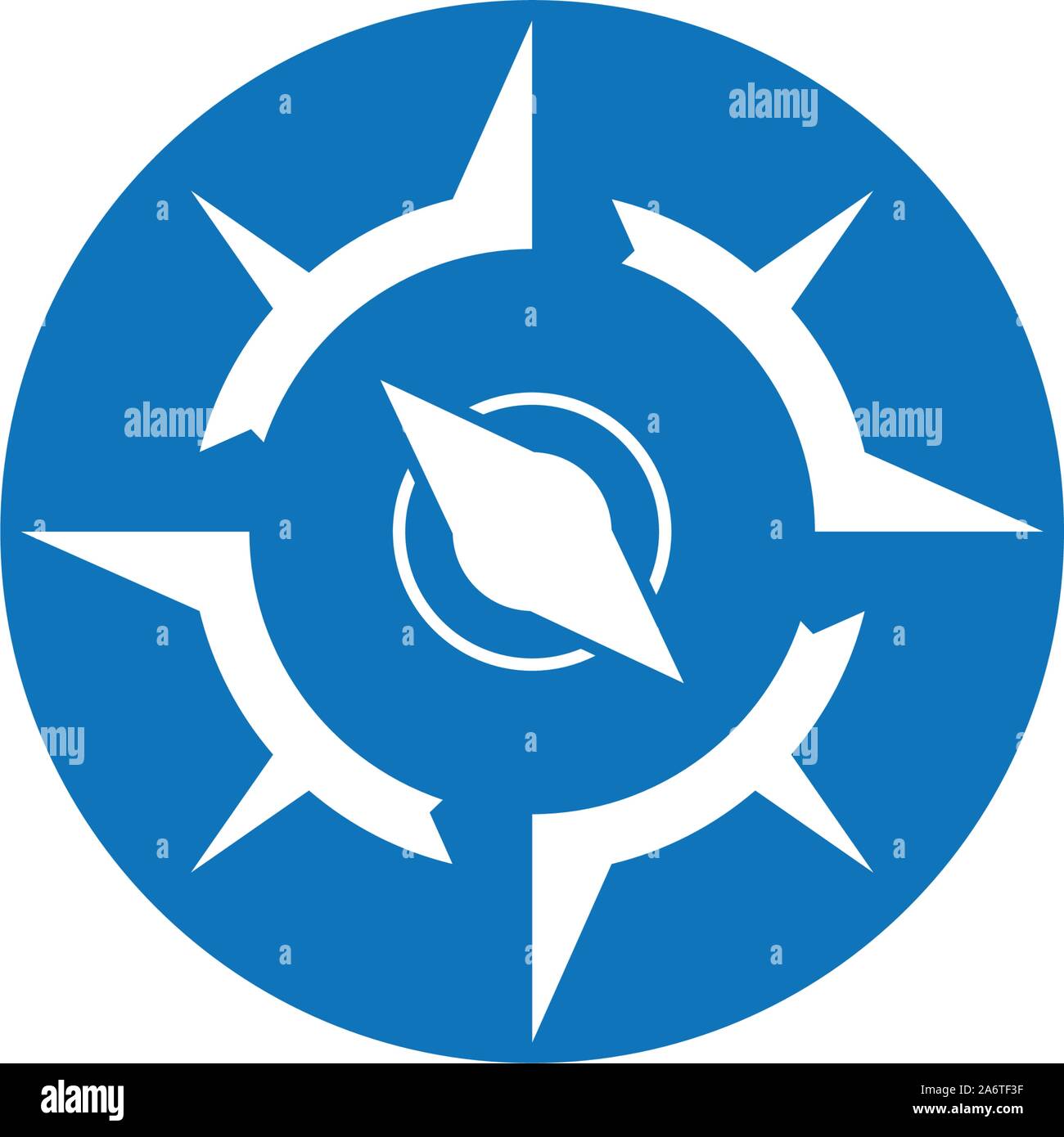 Compass logo and icon symbol vector Stock Vector Image & Art - Alamy