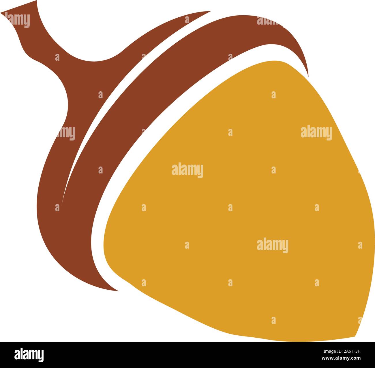 Acorn oak logo ilustration vector Stock Vector Image & Art - Alamy