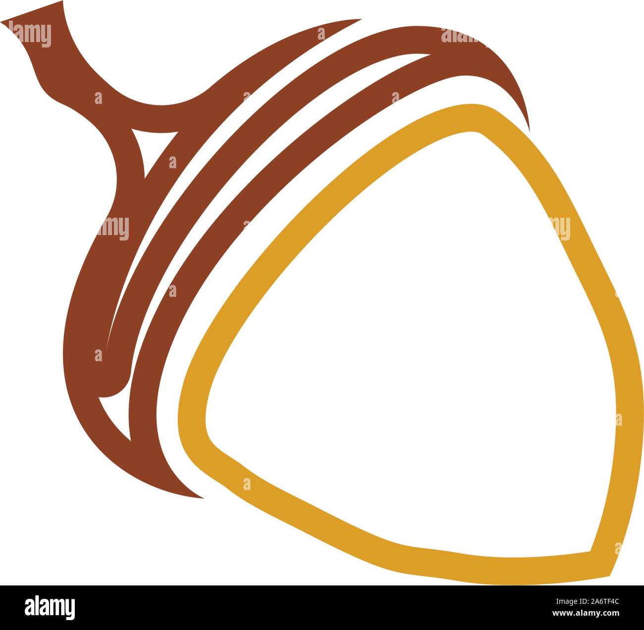 Acorn oak logo ilustration vector Stock Vector Image & Art - Alamy