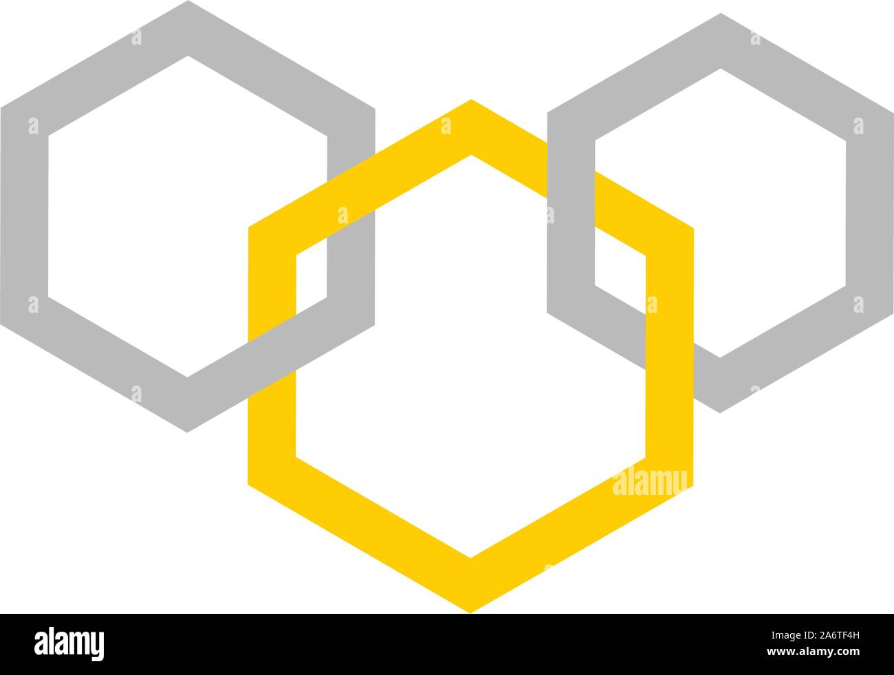 Honeycomb ilustration logo vector template Stock Vector Image & Art - Alamy