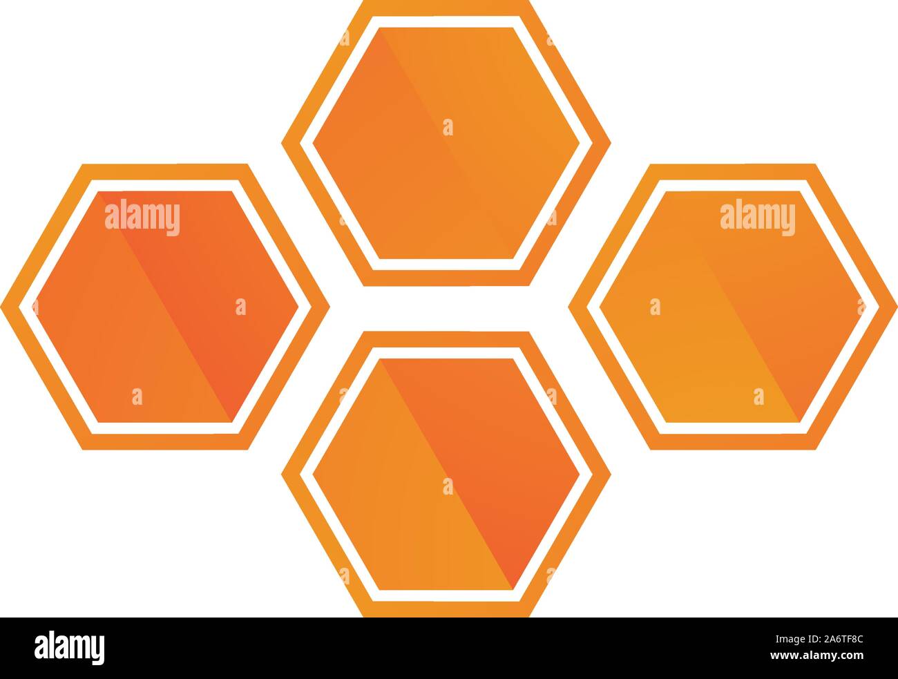 Honeycomb ilustration logo vector template Stock Vector Image & Art - Alamy