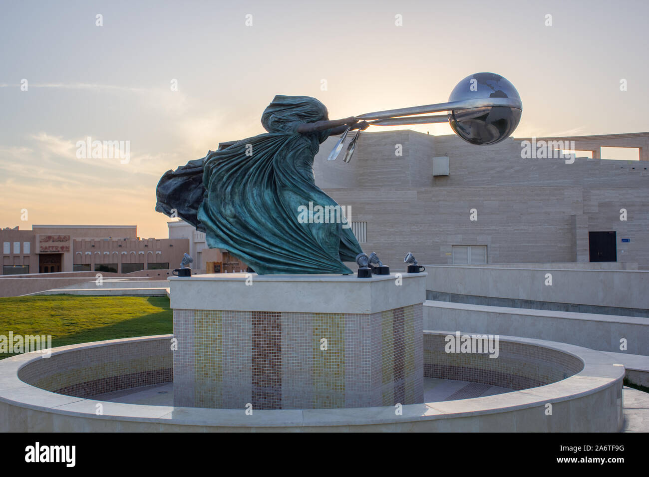 Statue cultural village doha qatar hi-res stock photography and images ...