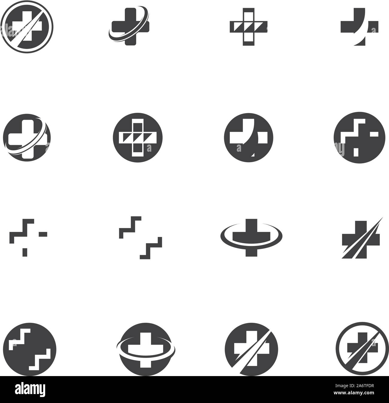 Hospital logo and symbols template icons vector health Stock Vector ...