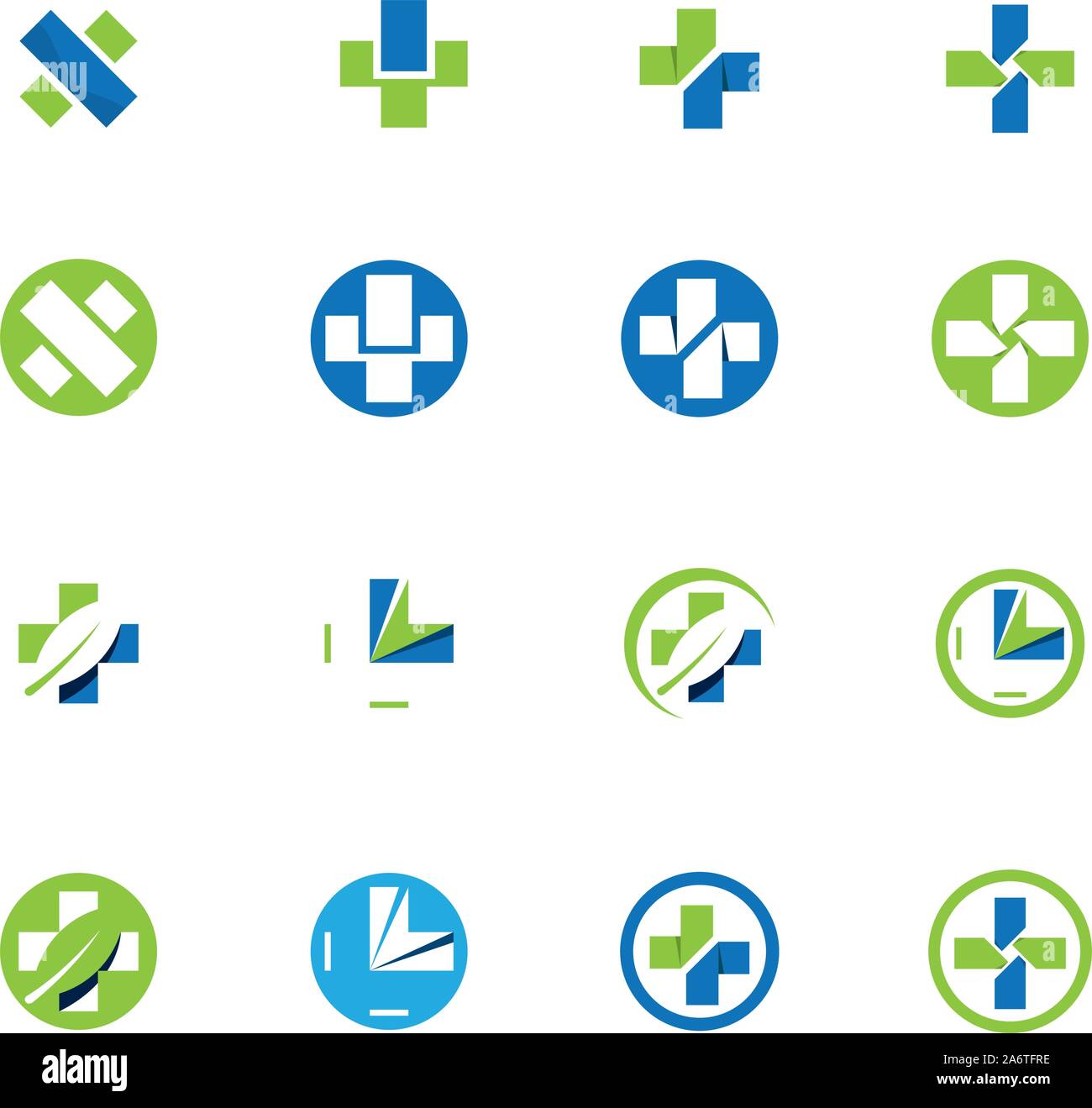 Hospital logo and symbols template icons vector health Stock Vector ...