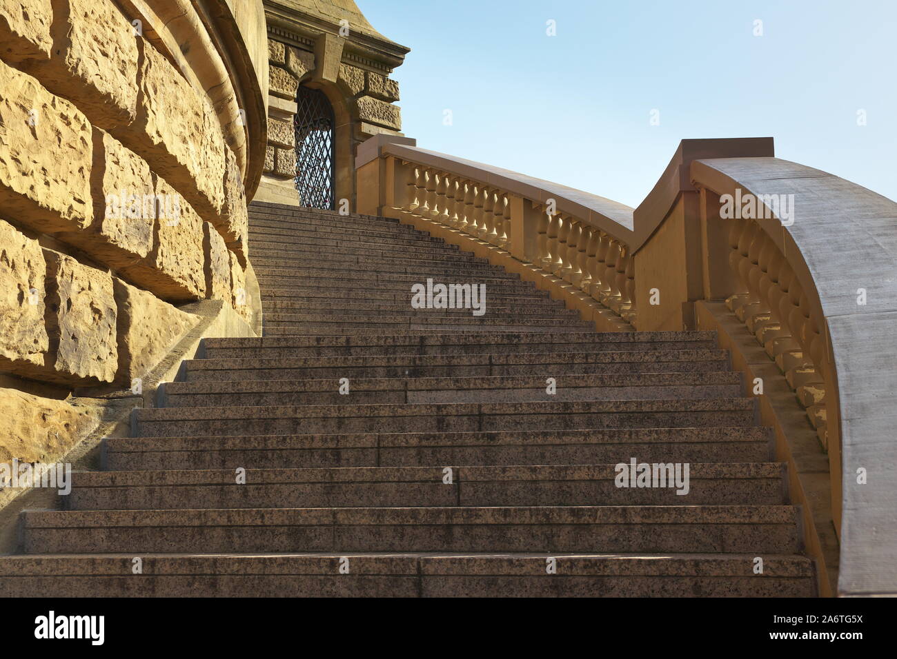 Beautiful Stairs at Sunset Stock Photo - Alamy