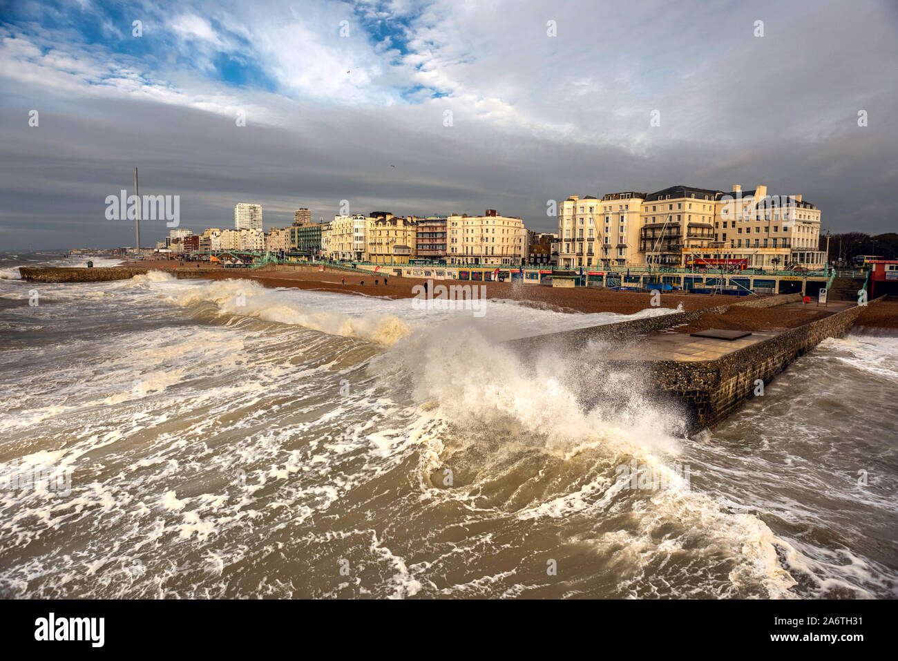 Brighton Seafront Waves High Resolution Stock Photography and Images ...