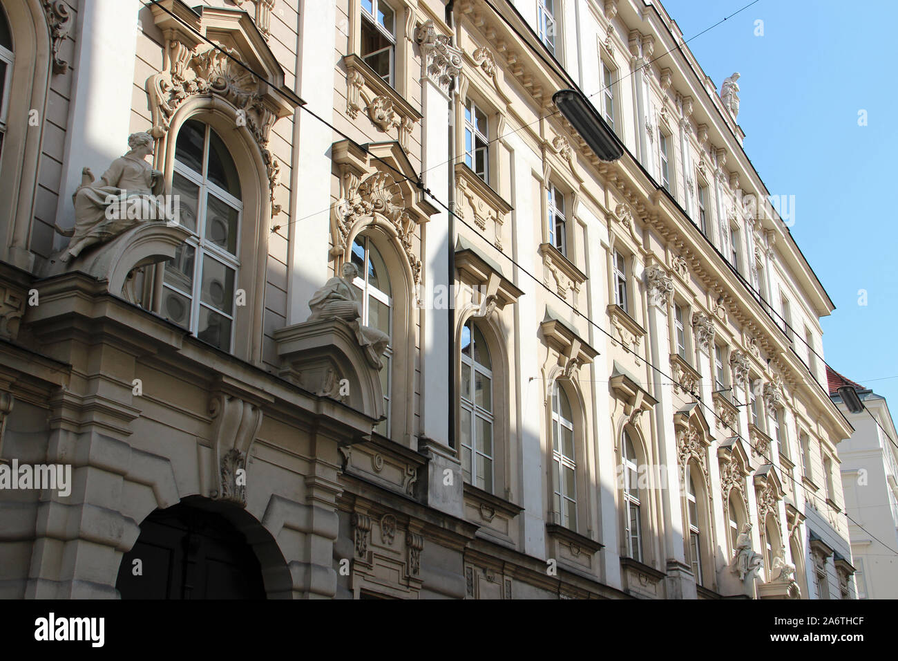 baroque mansion in vienna (austria Stock Photo - Alamy