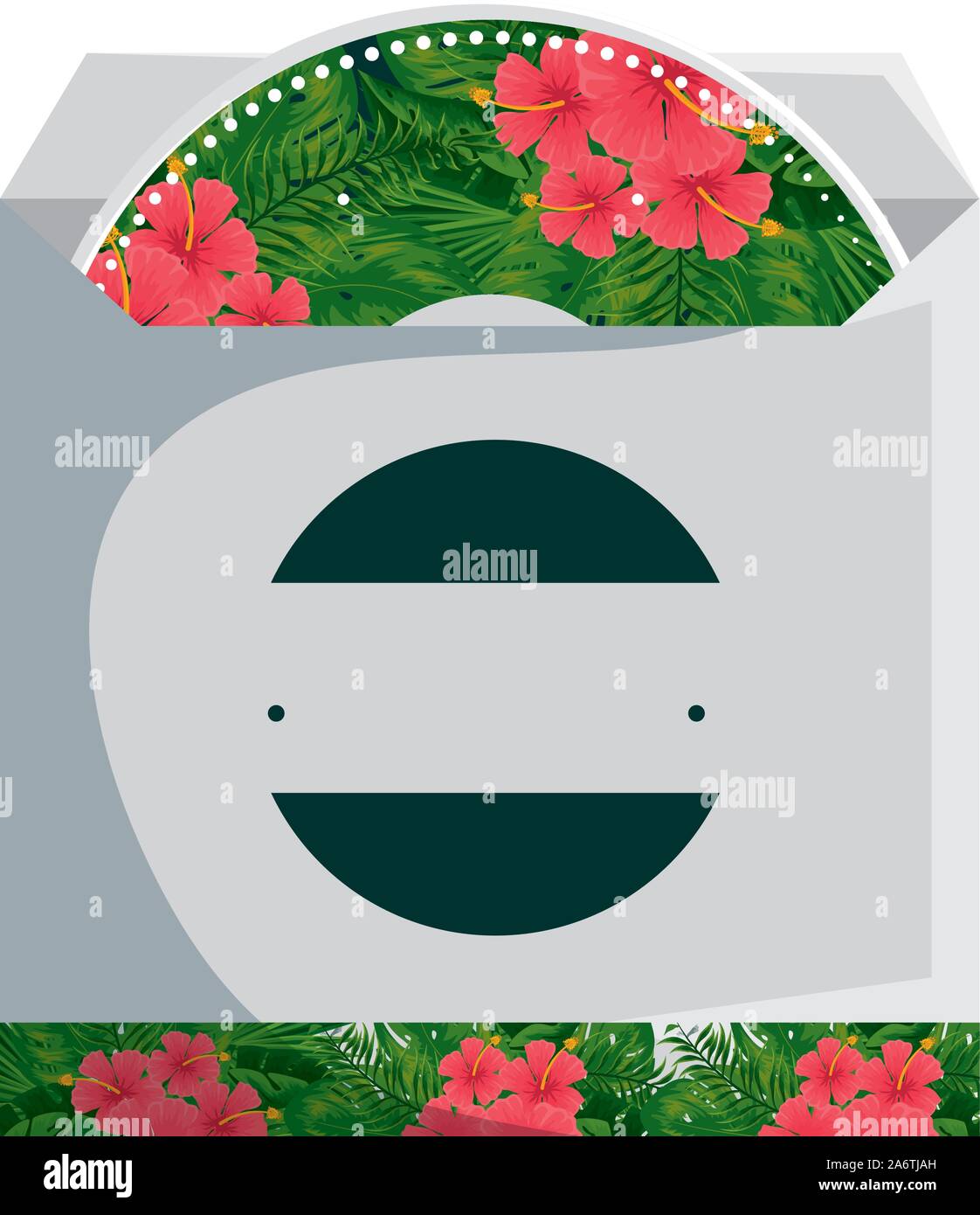 Disc flowers Stock Vector Images - Alamy