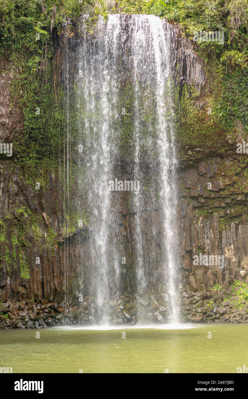 Plants growing behind waterfall hi-res stock photography and images - Alamy