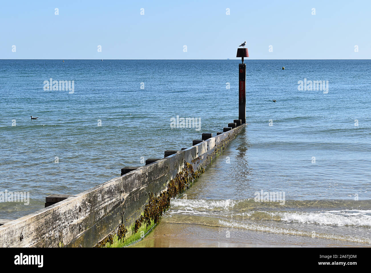 Groyne markers hi-res stock photography and images - Alamy
