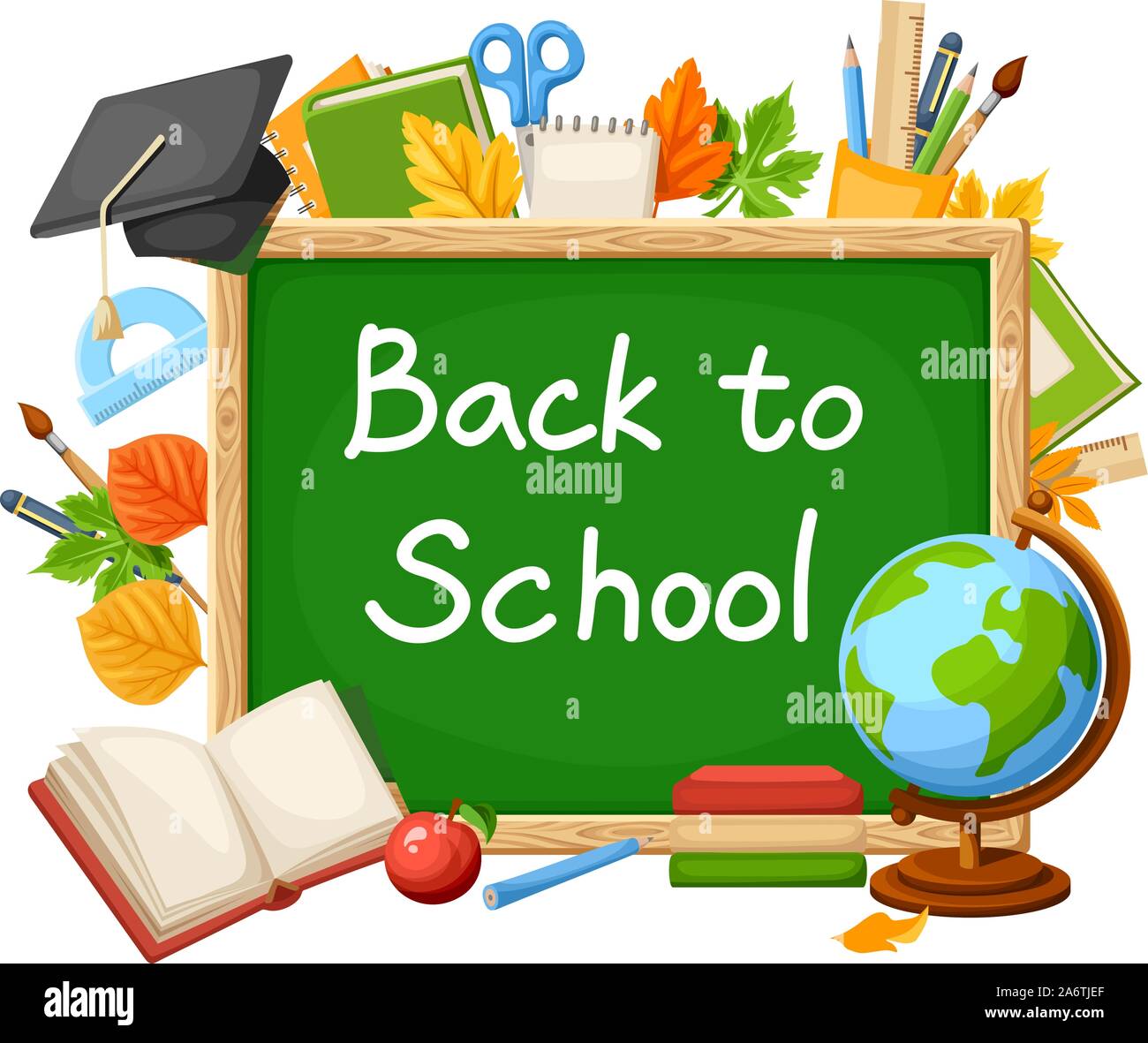 Green School Folder Clip Art