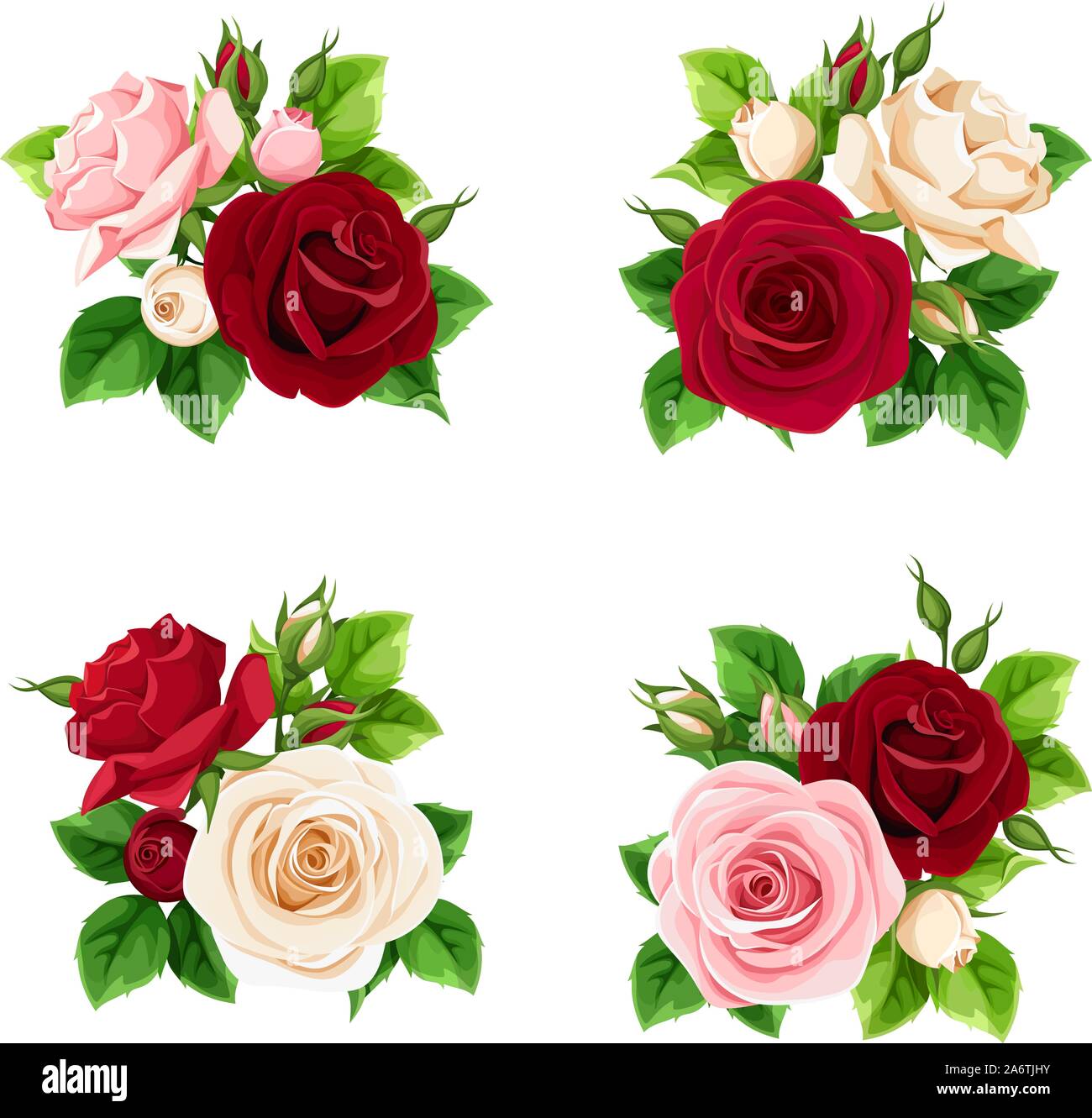 White Rose Clip Art