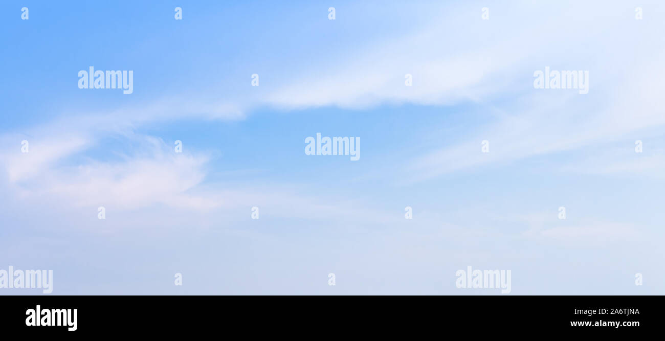 Overcast sky with clouds at a daytime, natural panoramic background ...