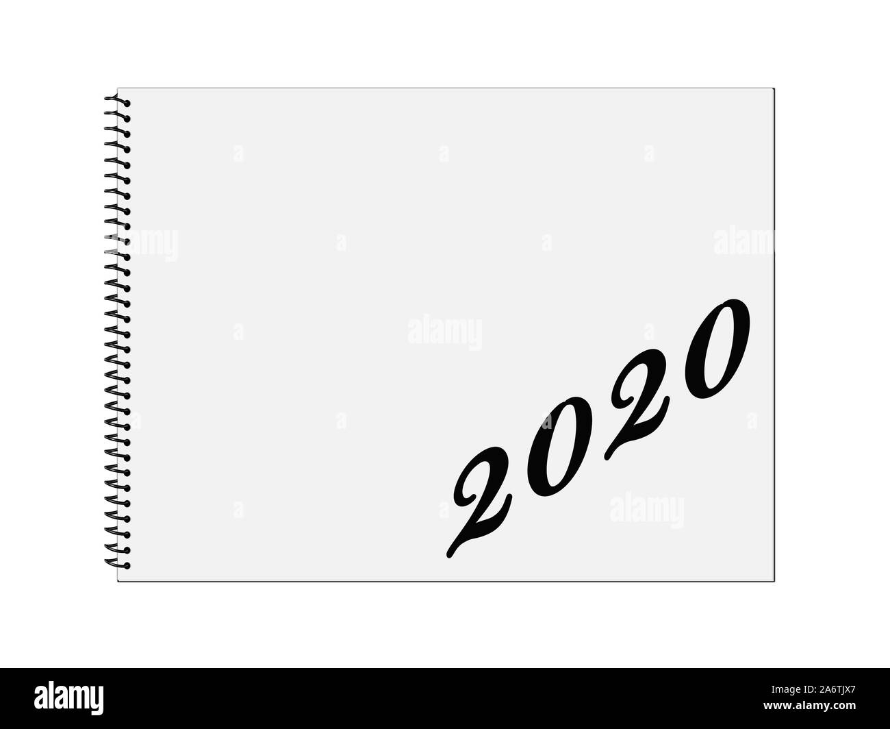 Calendar 2020 Black and White Stock Photos & Images - Alamy