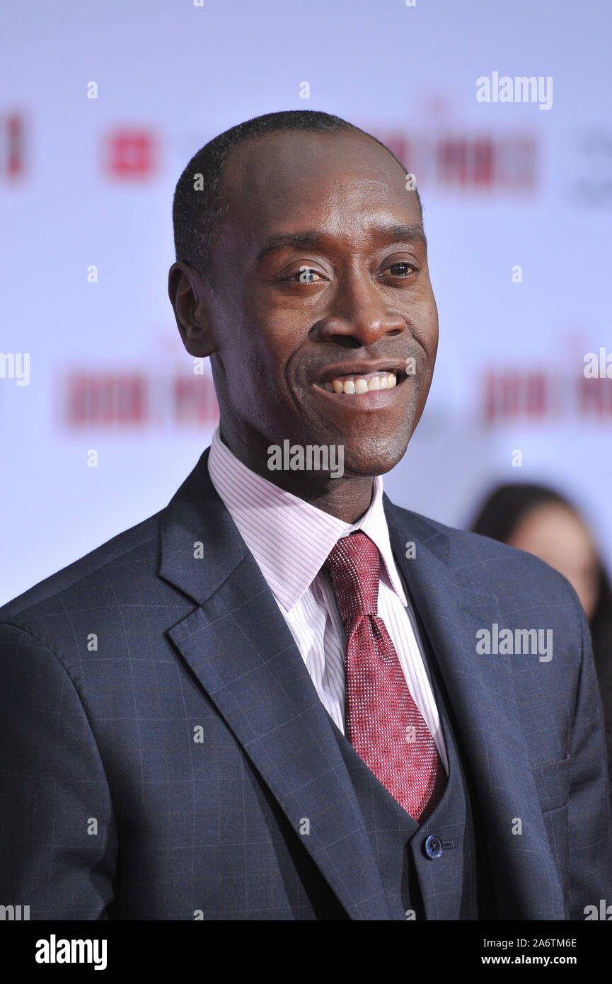LOS ANGELES, CA. April 24, 2013: Don Cheadle at the Los Angeles ...