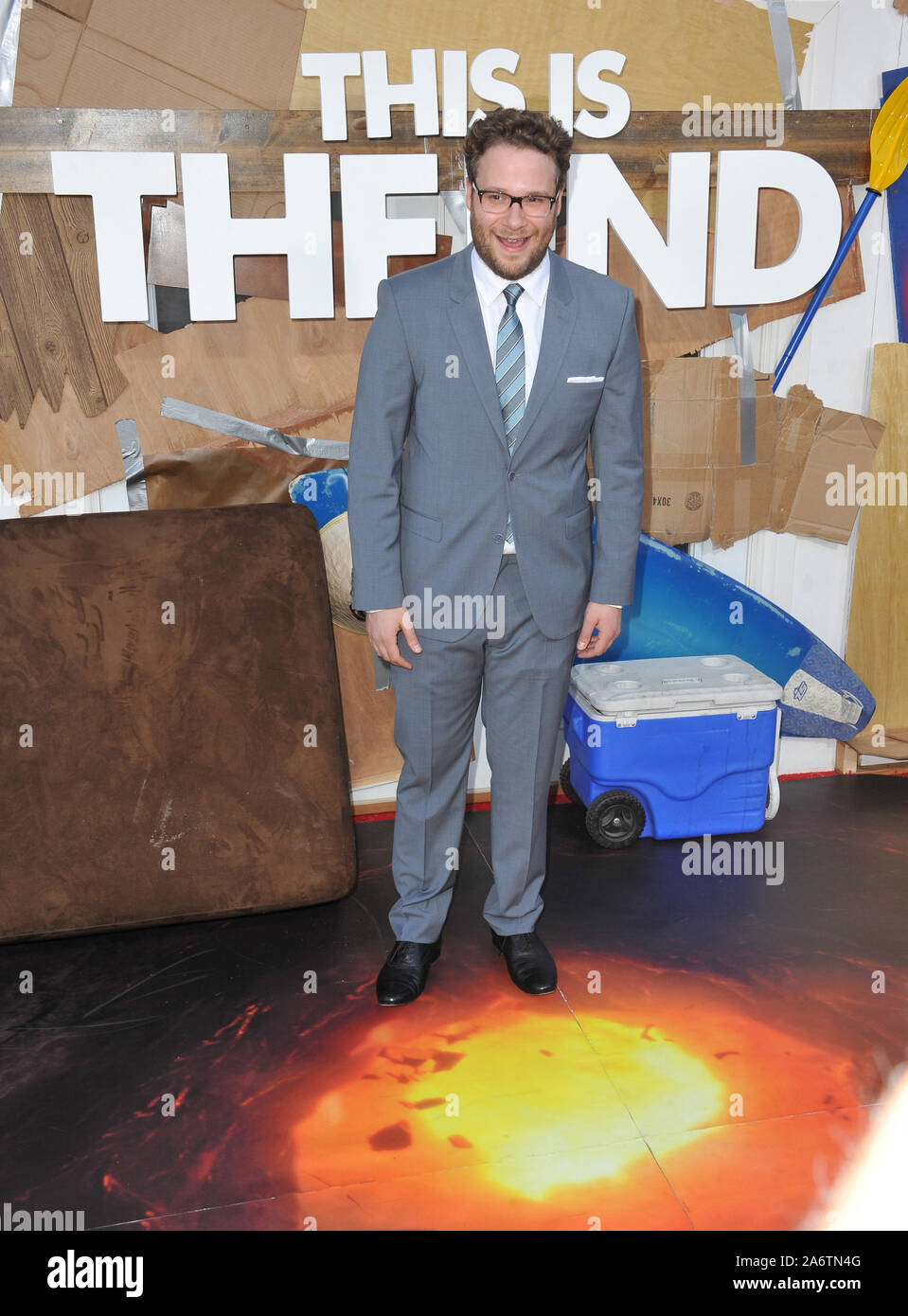 LOS ANGELES, CA. June 03, 2013: Seth Rogen at the world premiere of his ...