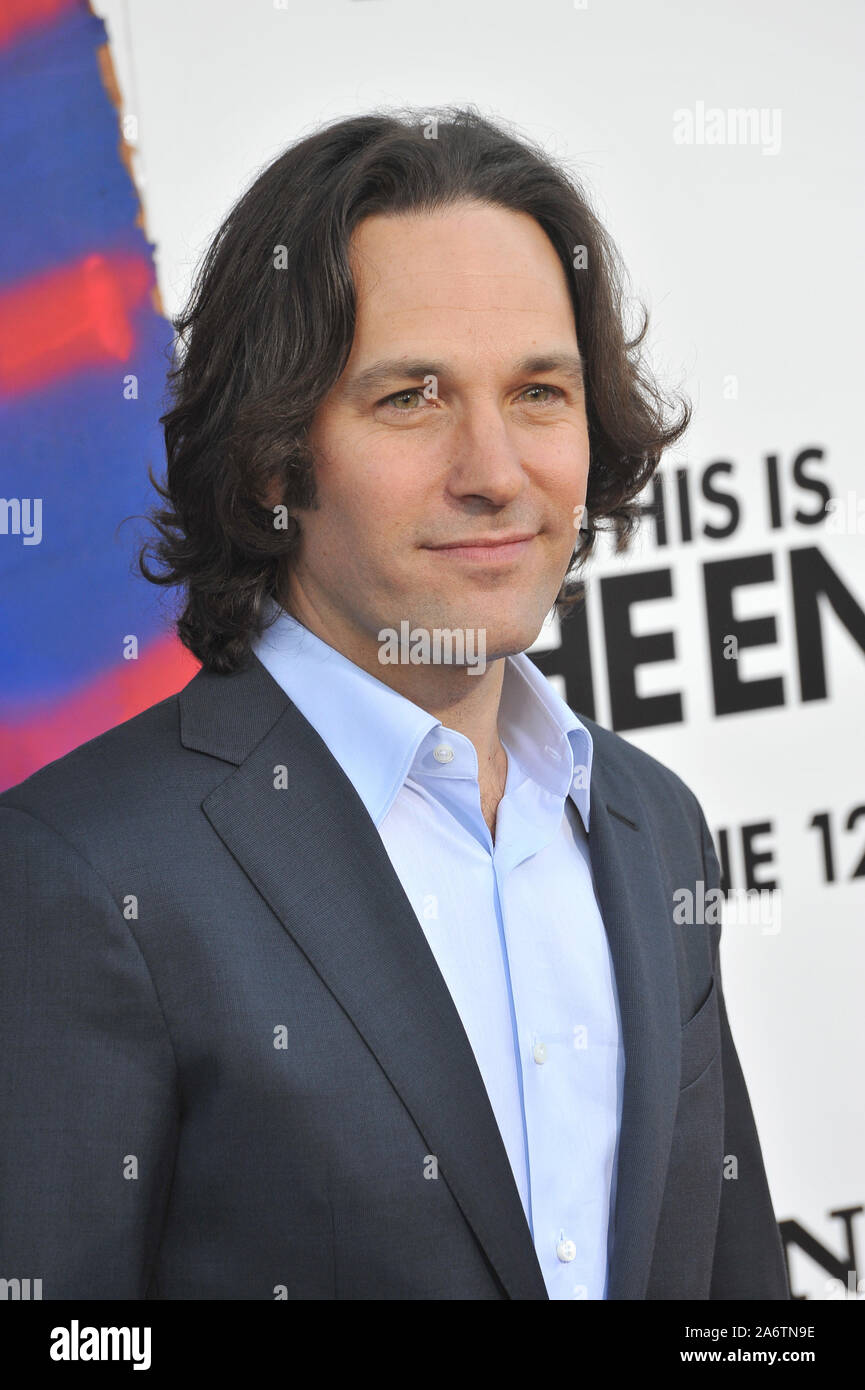 LOS ANGELES, CA. June 03, 2013: Paul Rudd at the world premiere of his ...