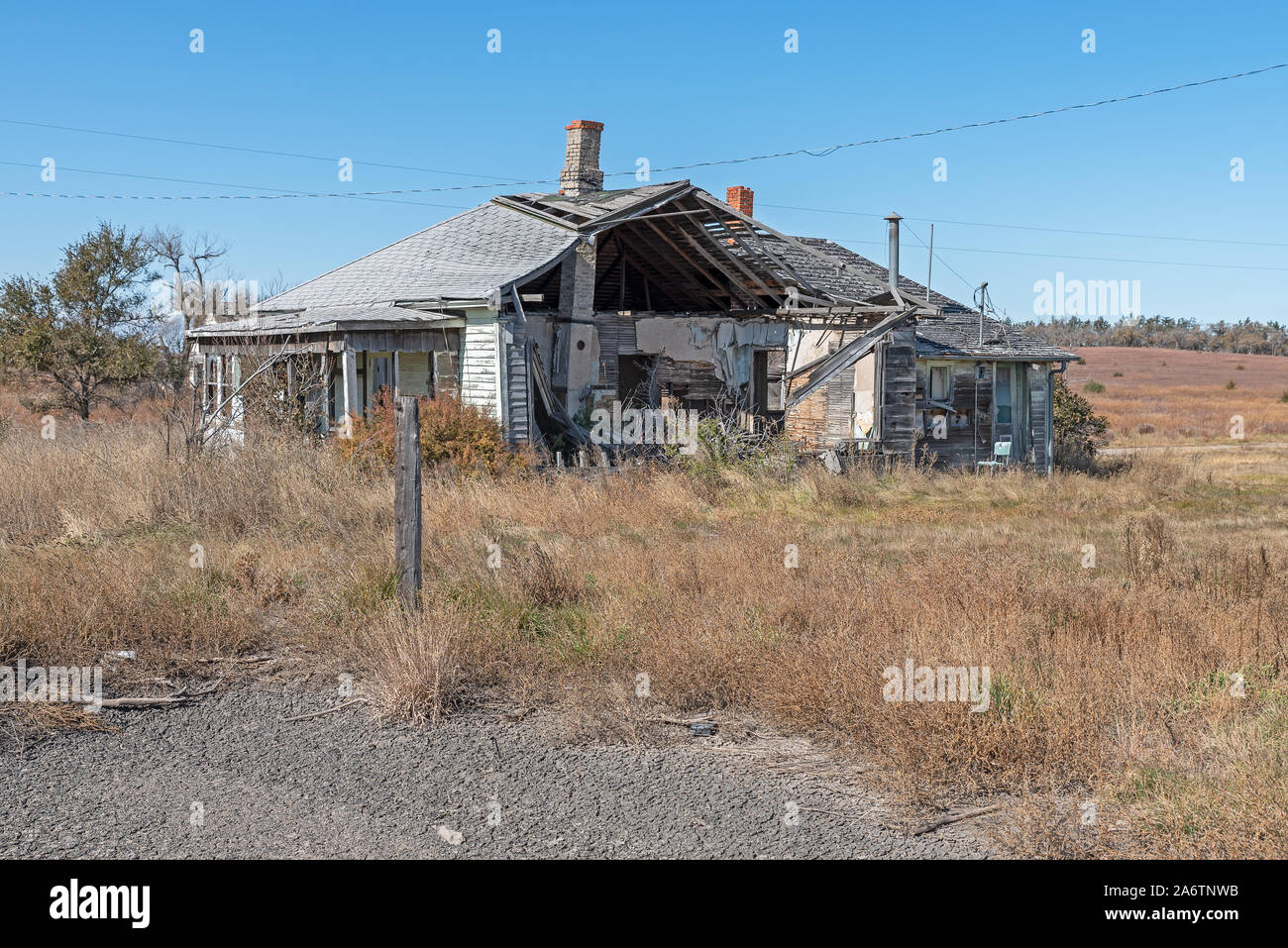 Abandoned Building in Angora, Nebraska, USA Stock Photo - Alamy