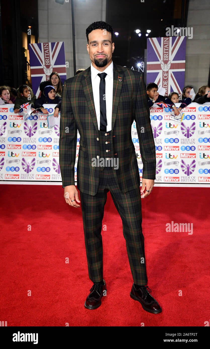 Ashley Banjo arriving for the Pride of Britain Awards held at the The ...