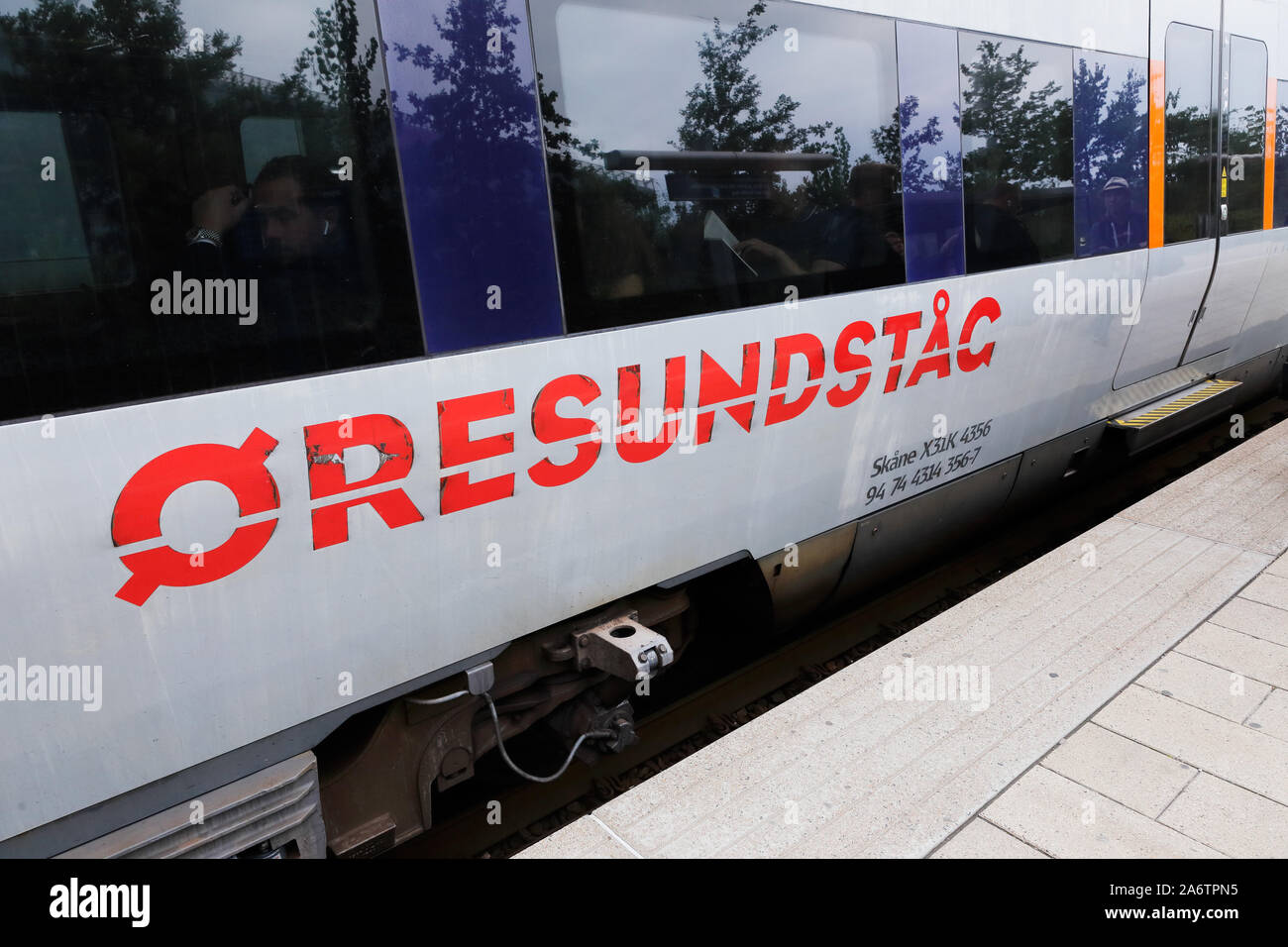 Copenhagen, Denmark - September 4, 2019: Exterior view of a passenger ...