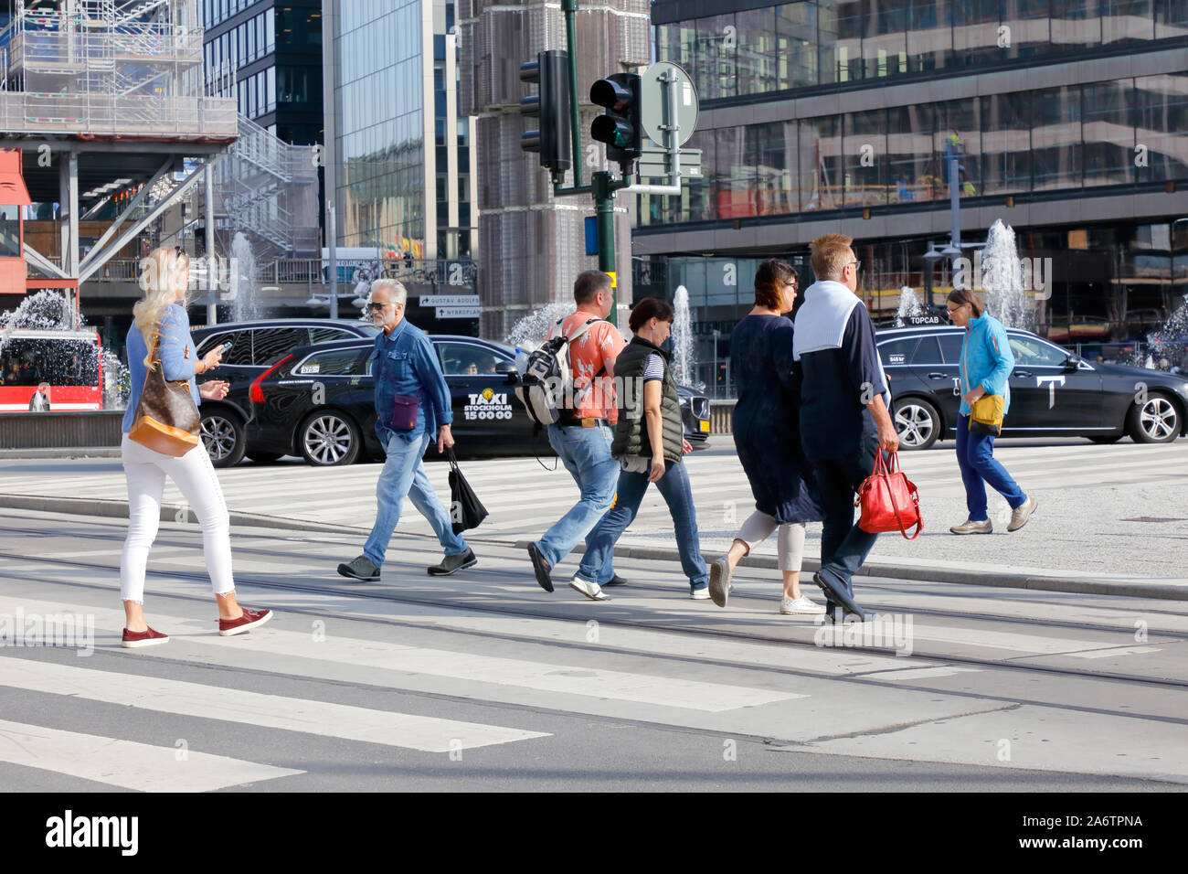 Pedestrian crosswalk located in hi-res stock photography and images - Alamy