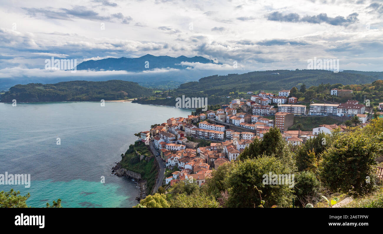 Lastres, beautiful coast village in Asturias, Spain Stock Photo - Alamy