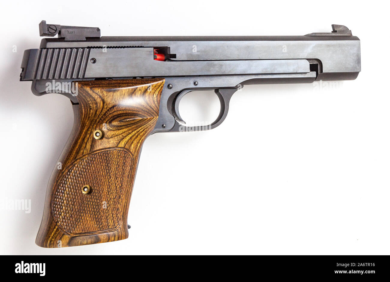 Lateral view of a nice sports gun Stock Photo - Alamy