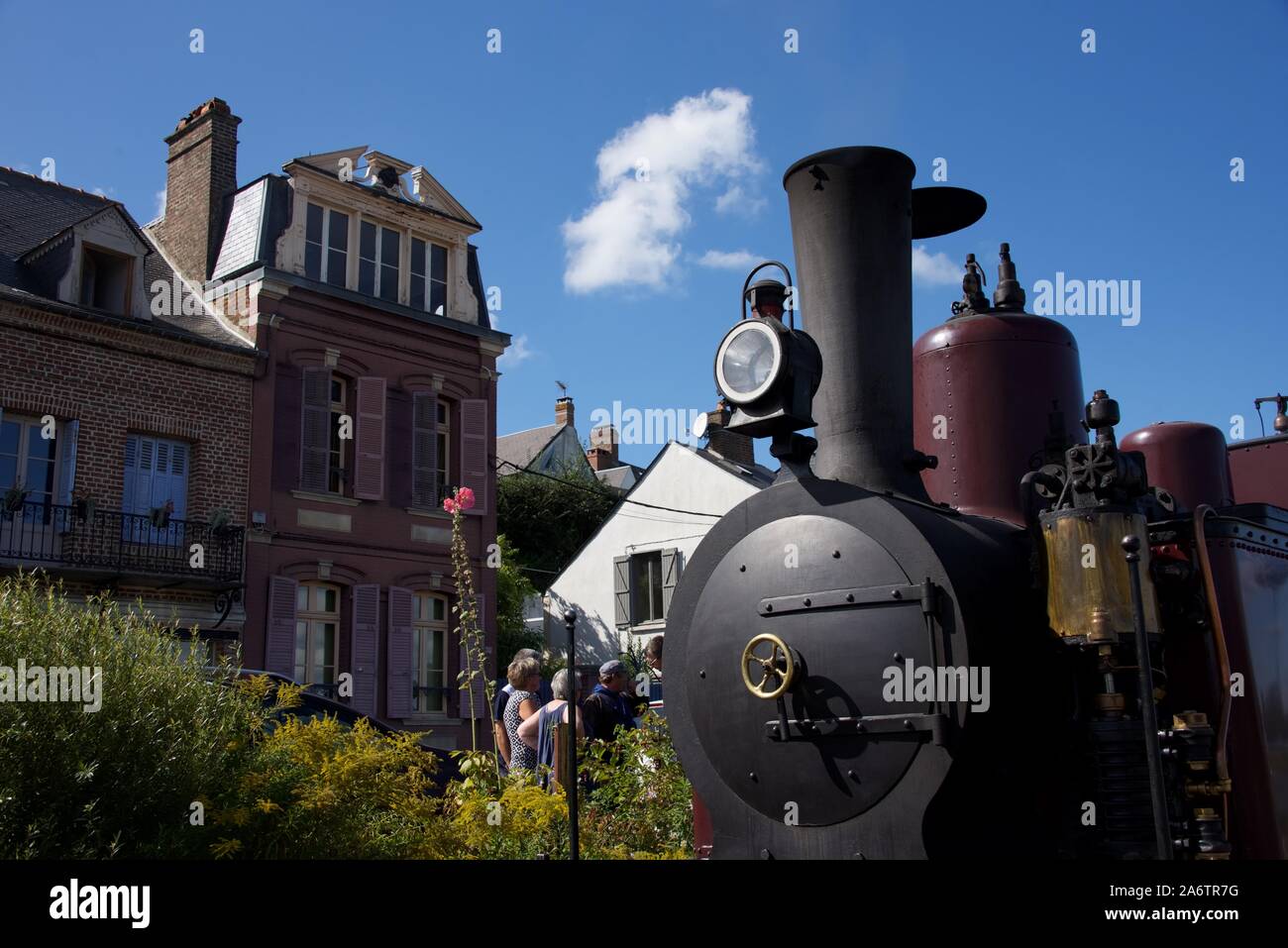 The Somme Bay steam railway and its No.1 engine "Aisne" as it make ...
