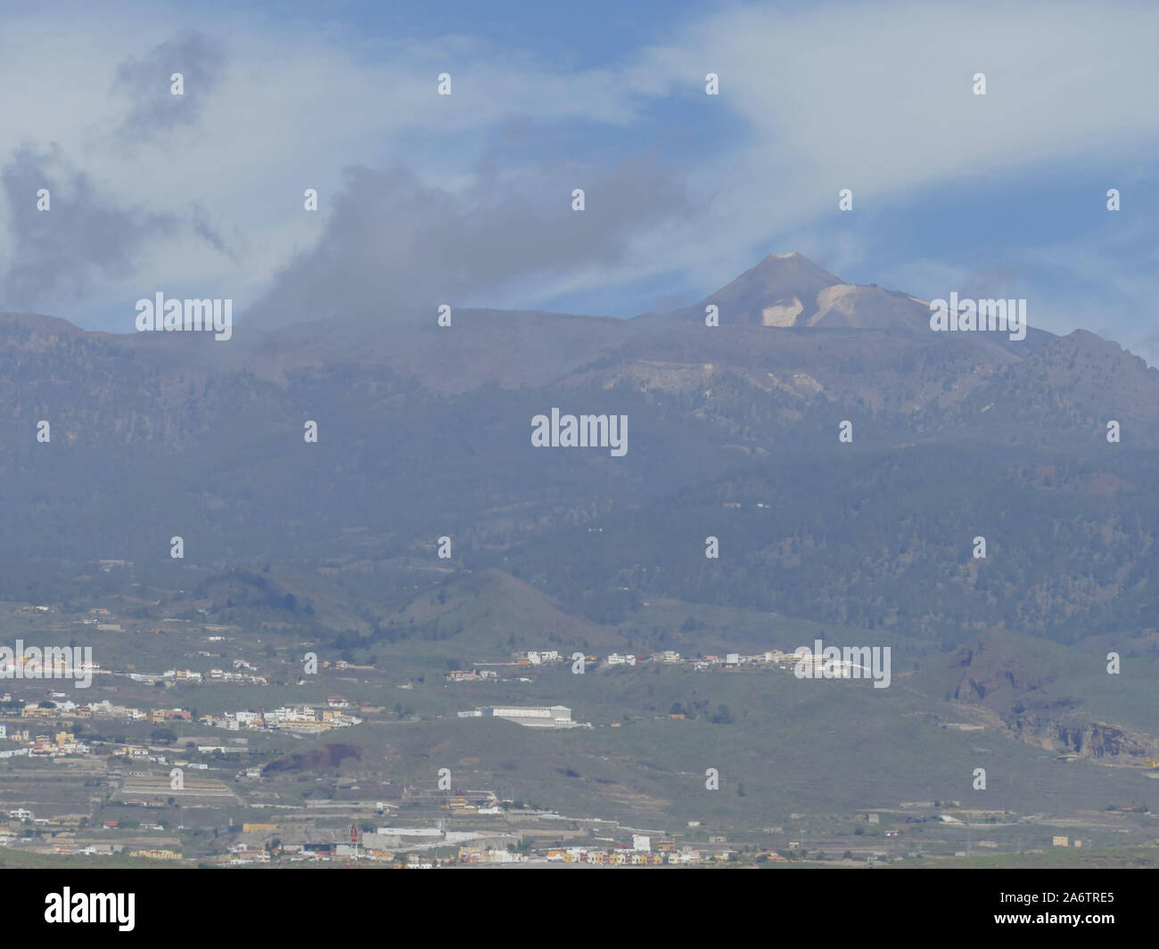 Photo Picture of the Beautiful Volcan Basaltic Mountain Stock Photo - Alamy