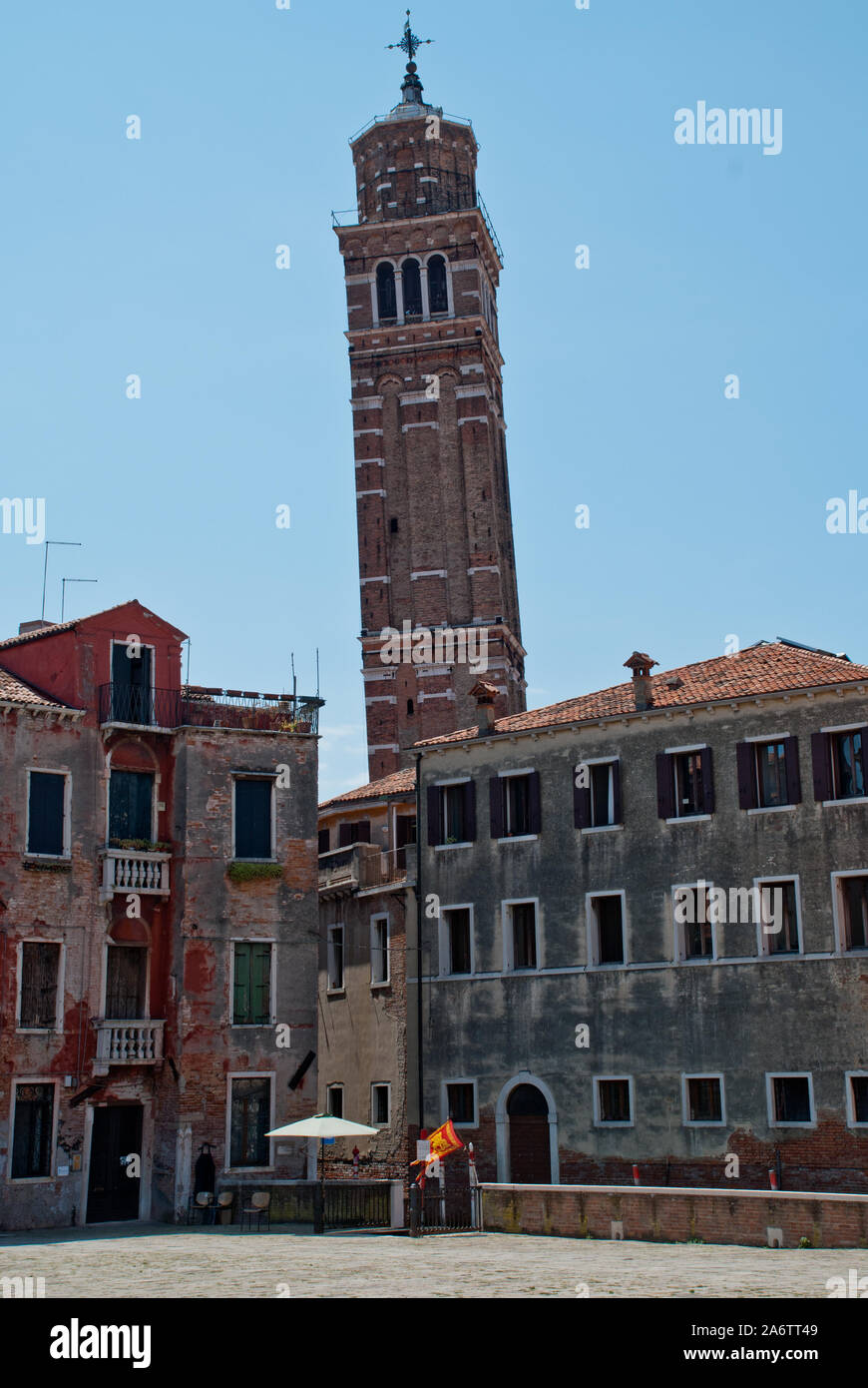 Venice, Italy: The Chiesa di Santo Stefano (Church of St. Stephen) is a ...