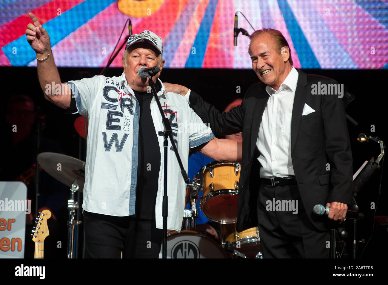 British pop singer Graham Bonney (hit "Super Girl") and German singer ...