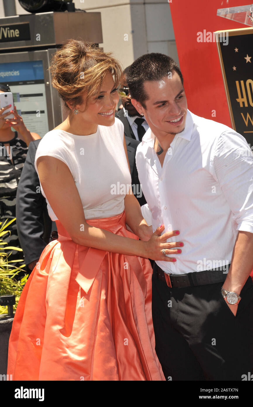 LOS ANGELES, CA. June 20, 2013: Actress/singer Jennifer Lopez & partner ...