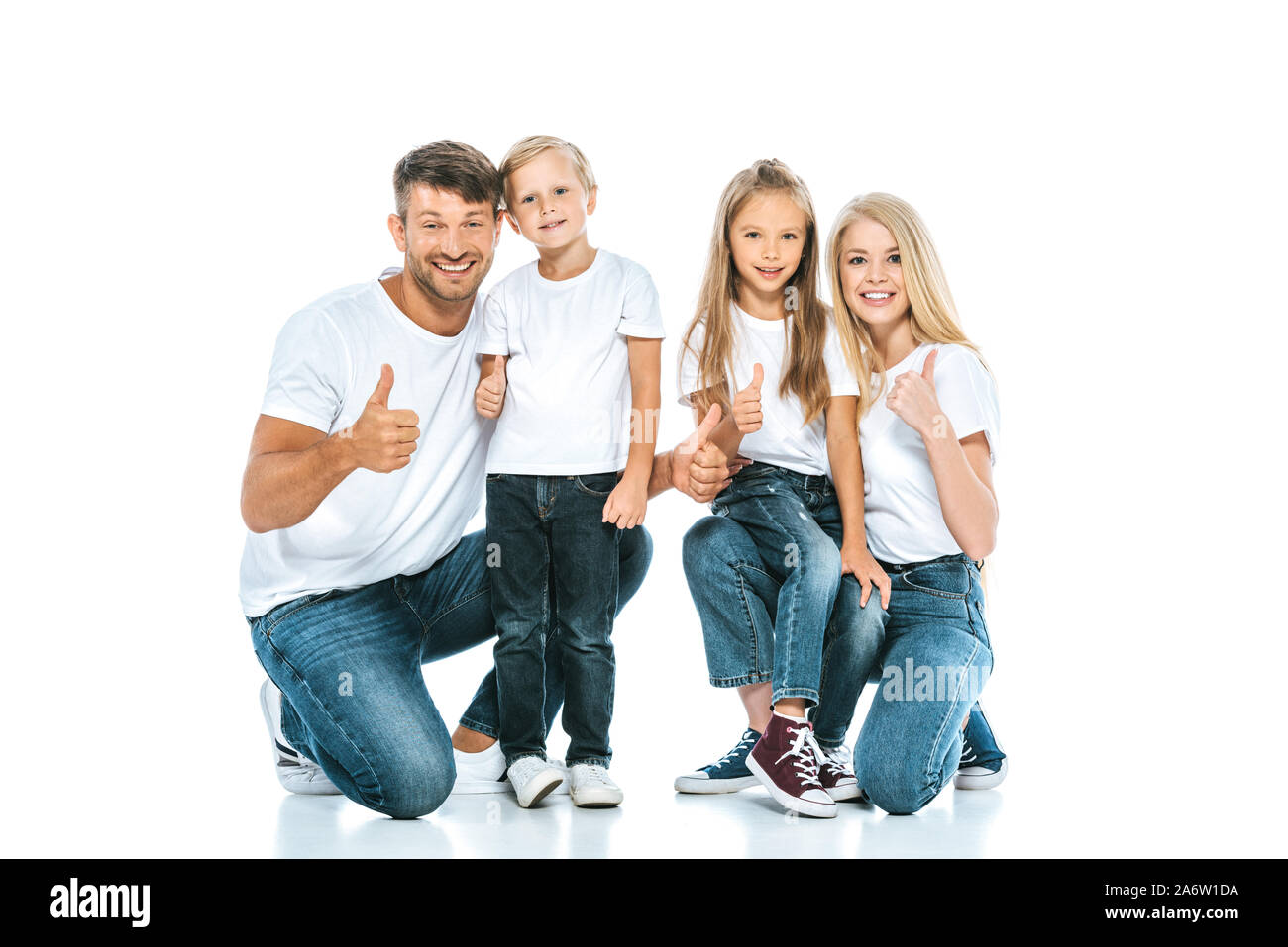 Together show thumbs up hi-res stock photography and images - Alamy