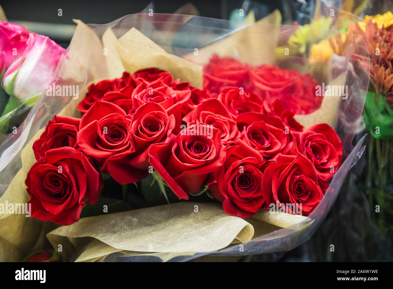 Flower display arrangement closeups Stock Photo - Alamy