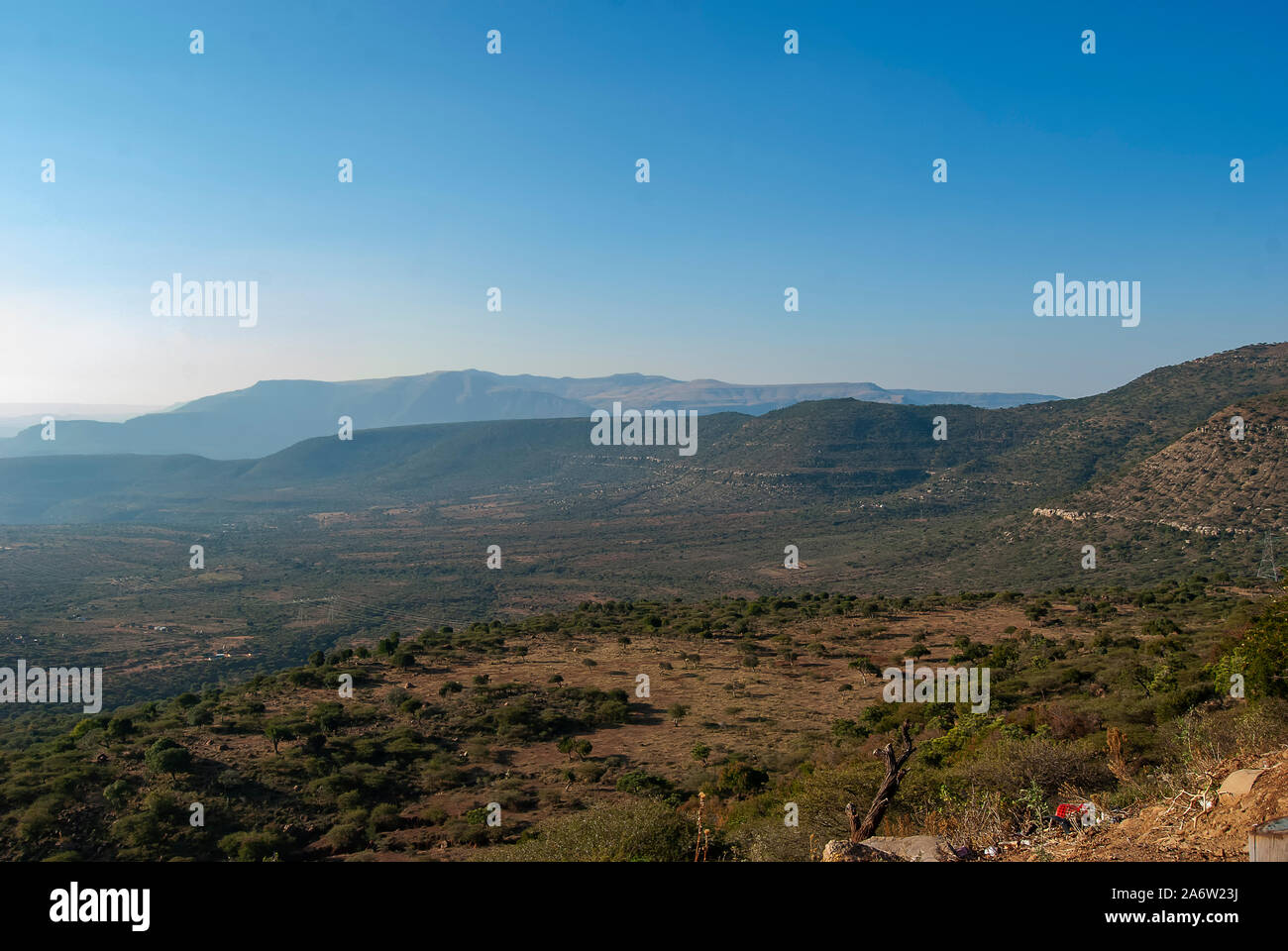 The rural landscape of KwaZulu Natal in South Africa Stock Photo - Alamy