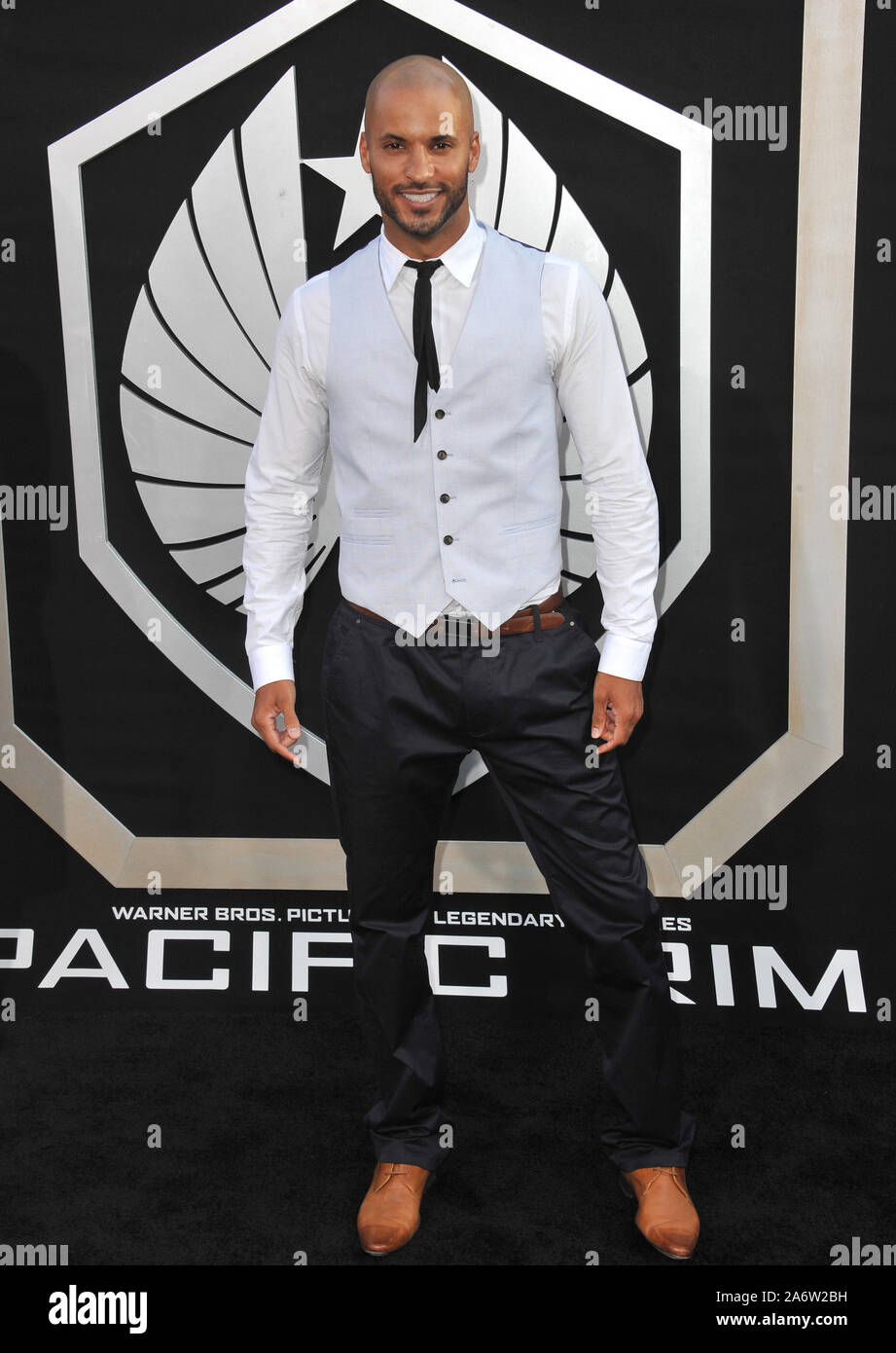 LOS ANGELES, CA. July 09, 2013: Ricky Whittle at the premiere of ...