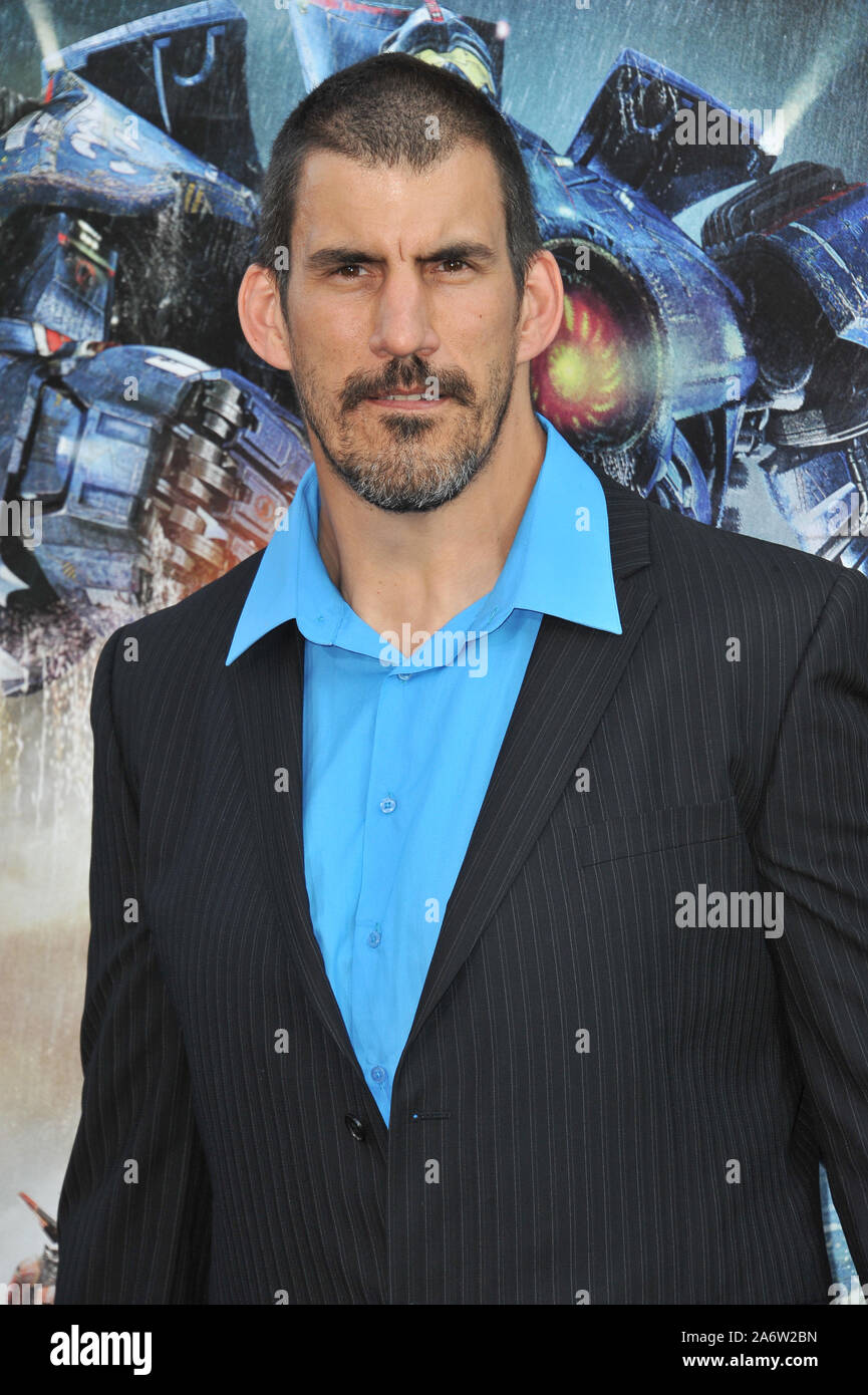 LOS ANGELES, CA. July 09, 2013: Robert Maillet at the premiere of his ...