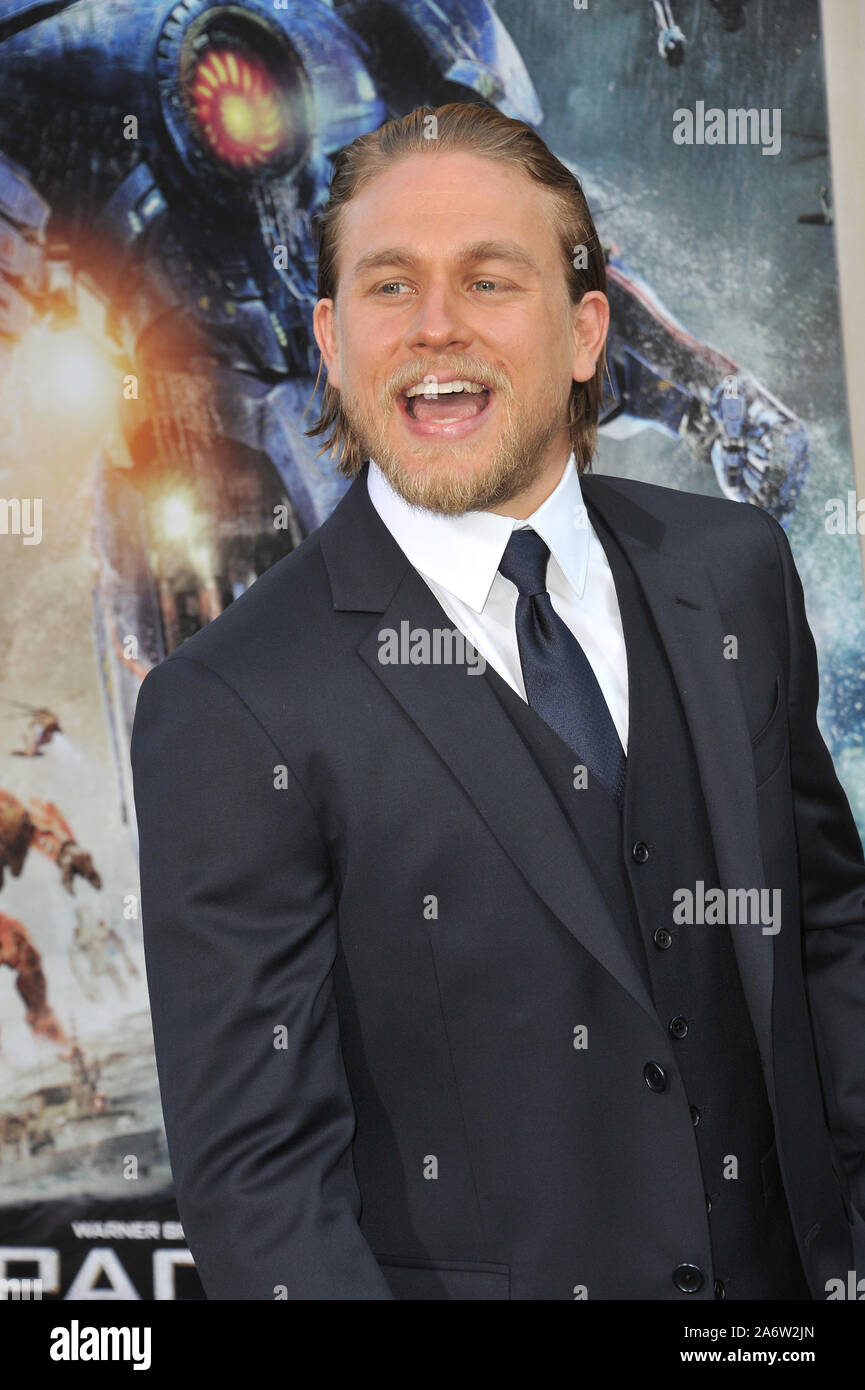 LOS ANGELES, CA. July 09, 2013: Charlie Hunnam at the premiere of his ...