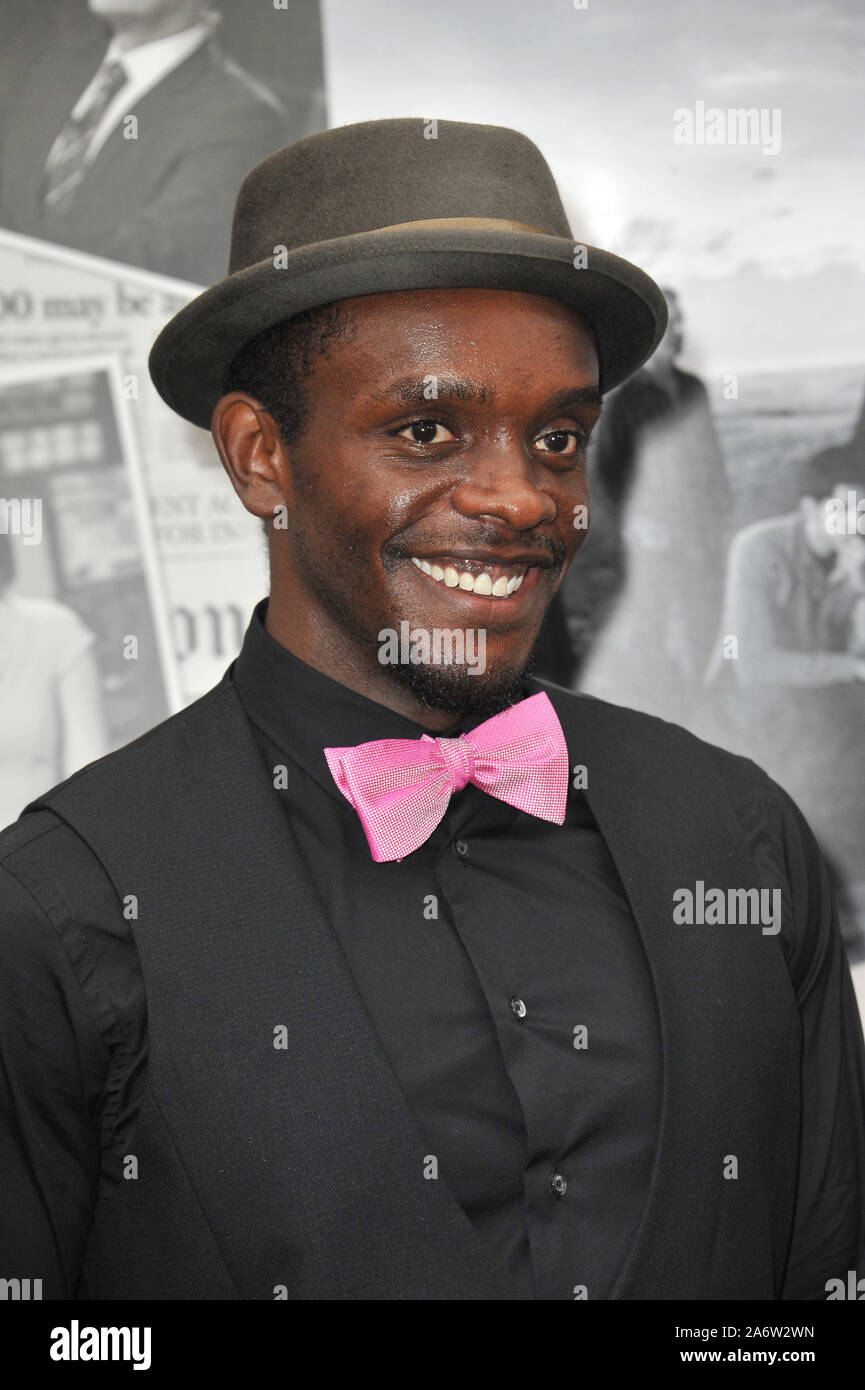 LOS ANGELES, CA. July 10, 2013: Chris Chalk at the season two premiere ...