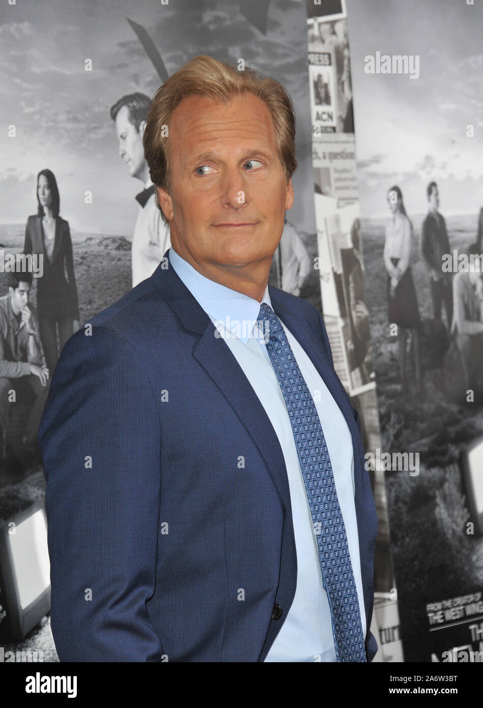 LOS ANGELES, CA. July 10, 2013: Jeff Daniels at the season two premiere ...