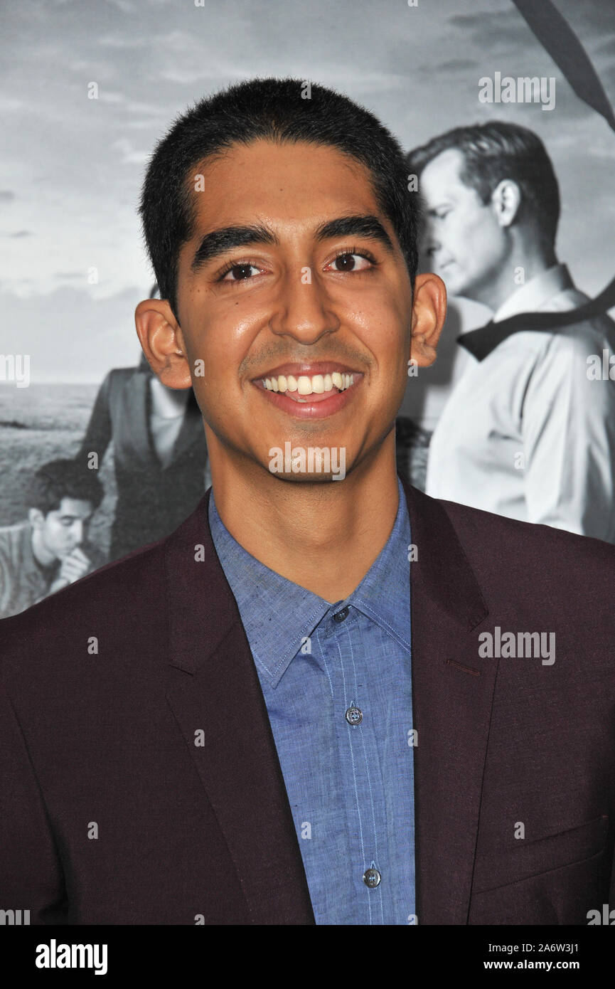 LOS ANGELES, CA. July 10, 2013: Dev Patel at the season two premiere of ...